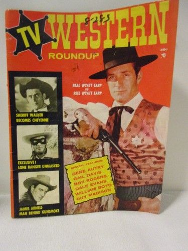 1957 TV Western Roundup Magazine Vol 1 Issue 1 Please Read | eBay
