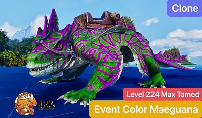 ark survival ascended pve Maeguana Level 224 Max Tamed Event Color ...