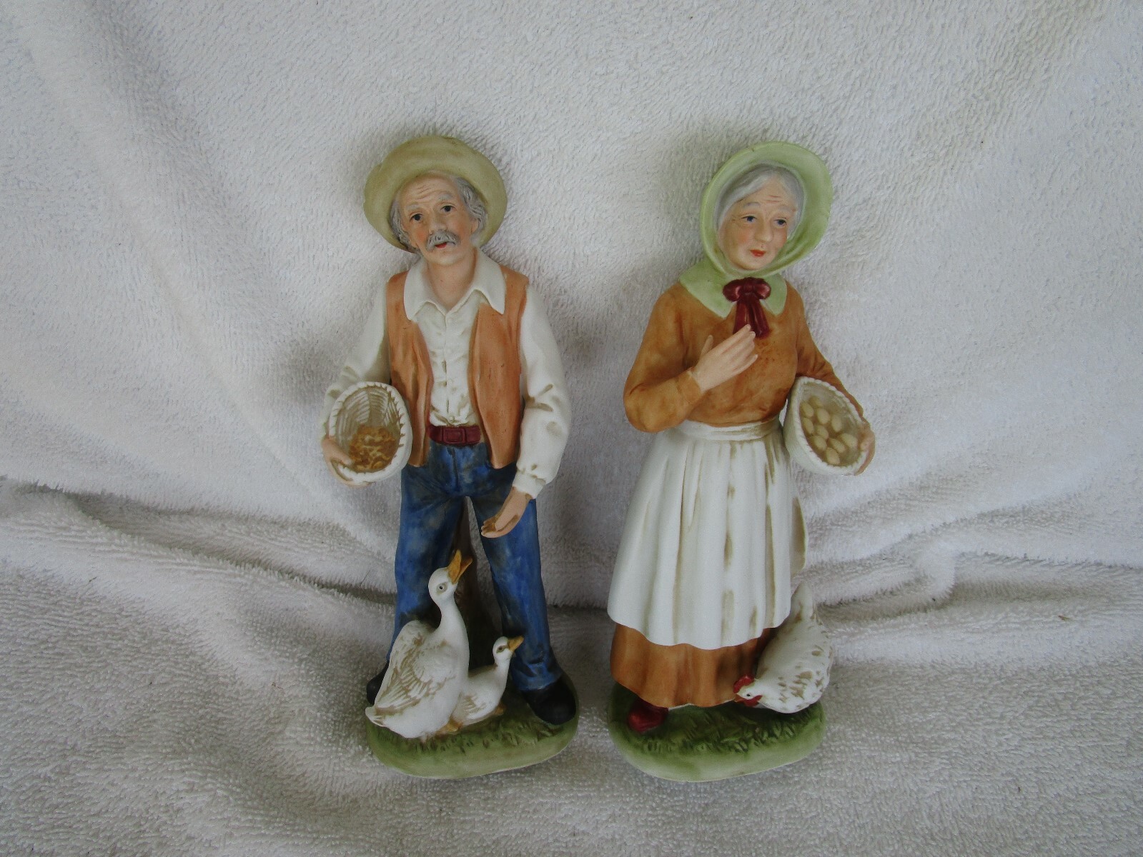 SET OF 2~~Vintage HOMCO Ceramic/Porcelain Figurines~ #1426~COUNTRY FARM ...