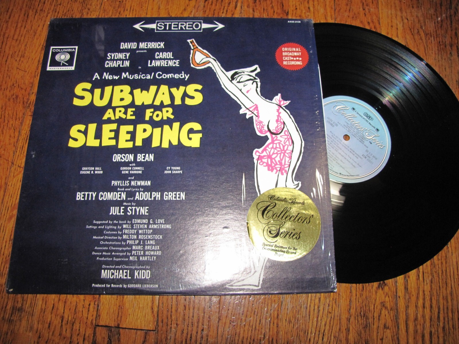 SUBWAYS ARE FOR SLEEPING ORIGINAL BROADWAY CAST RECORDING - CSP RECORDS LP | eBay