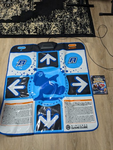 Dance Dance Revolution Mario Mix Nintendo Gamecube Dance Pad w/ Game ...