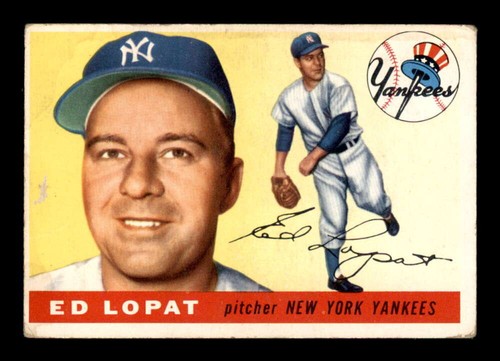 1955 Topps #109 Ed Lopat G/VG X2981853 | eBay
