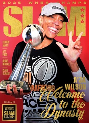 SLAM Magazine 259 A'ja Wilson WNBA Champ GOLD METAL Edition | #/ 94 ...