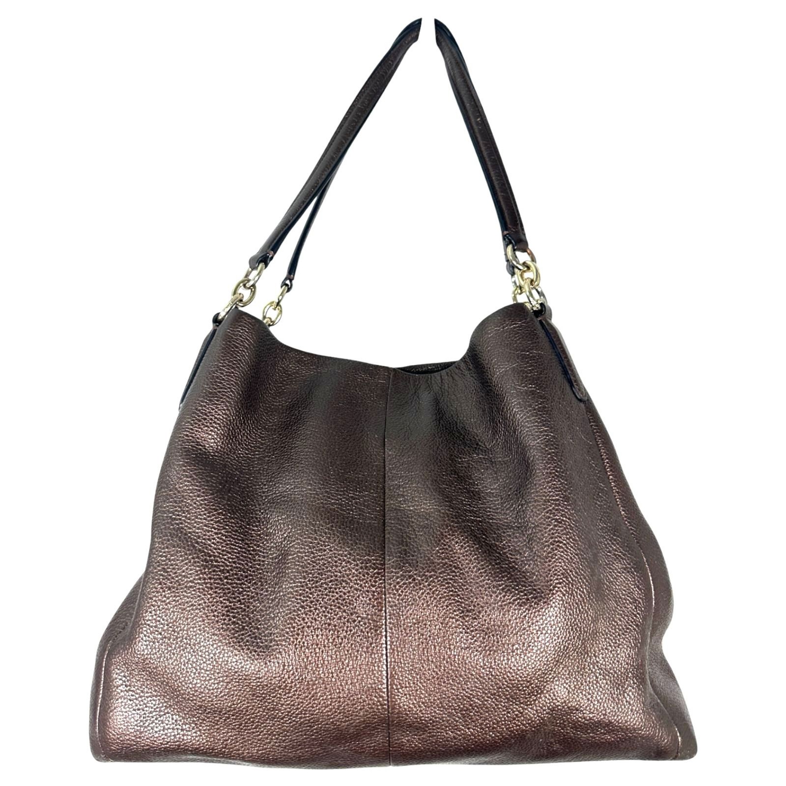 Coach Madison Phoebe Pebbled Leather 3 Compartment Pu… - Gem