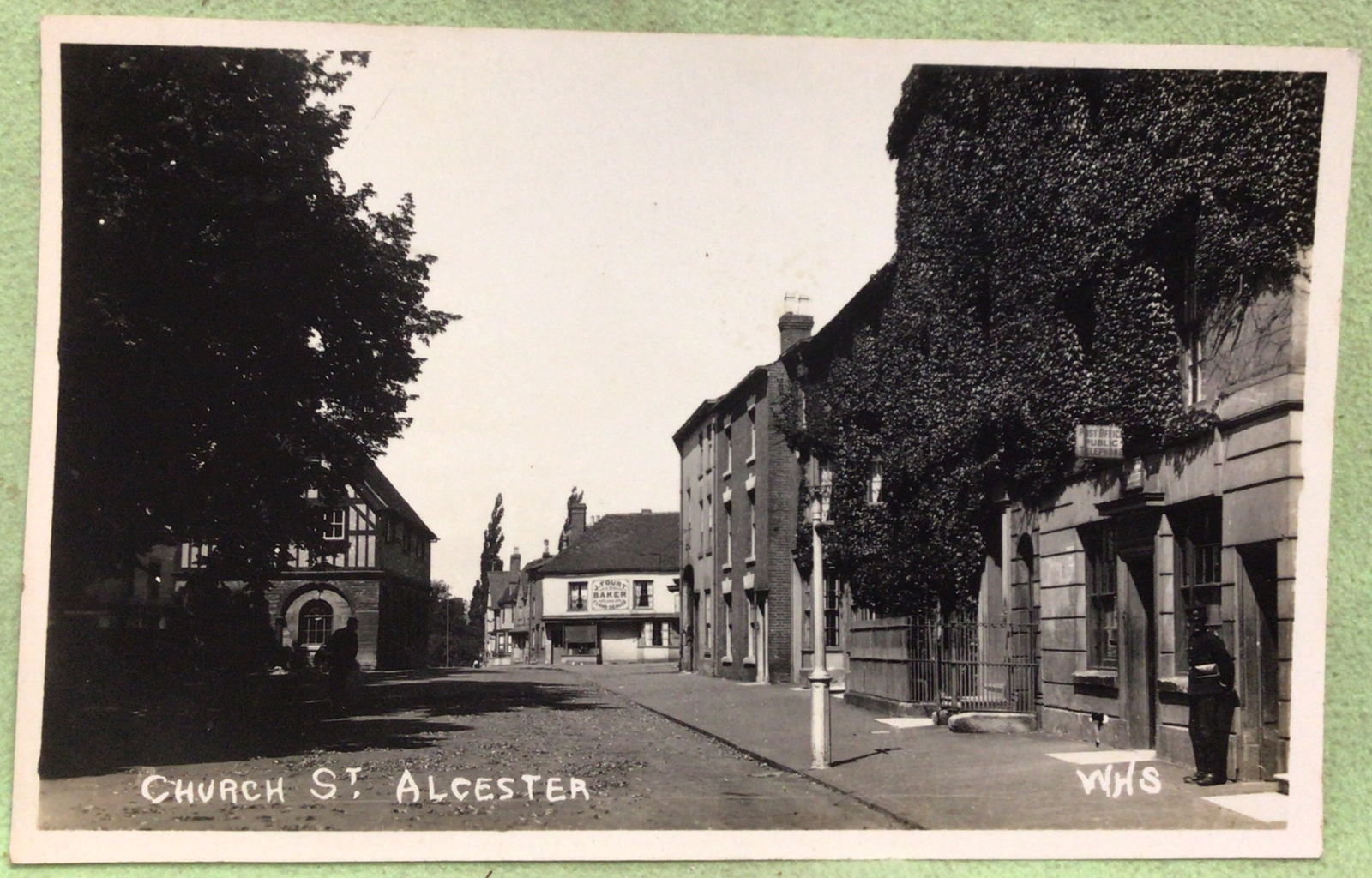 Alcester CHURCH STREET England Social History Vintage RPPC 1927 ...