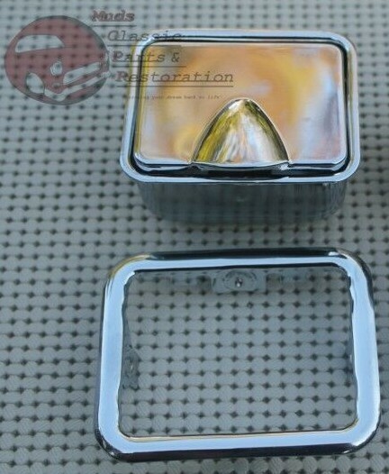 Impala Rear Quarter Chrome Ash Tray Bezel Chevelle GTO Cutlass Skylark ...
