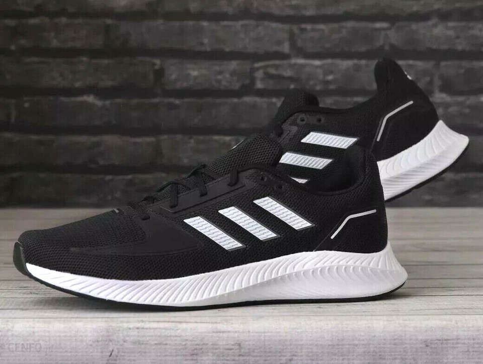 Adidas RunFalcon 2.0 White Black Men's Sizes Running Casual Shoes NEW ...