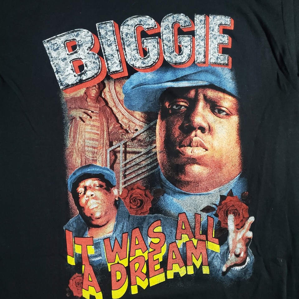 Notorious Big T Shirt Mens Size Medium Rap Biggie Smalls It Was All A ...