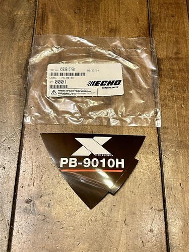 ECHO Decal Sticker PB-9010H X503015760 Genuine OEM | eBay