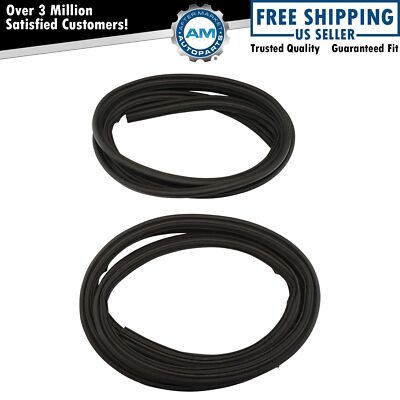 Rear Door Body Mounted Weatherstrip Seal LH & RH Pair for Ford Crew Cab ...