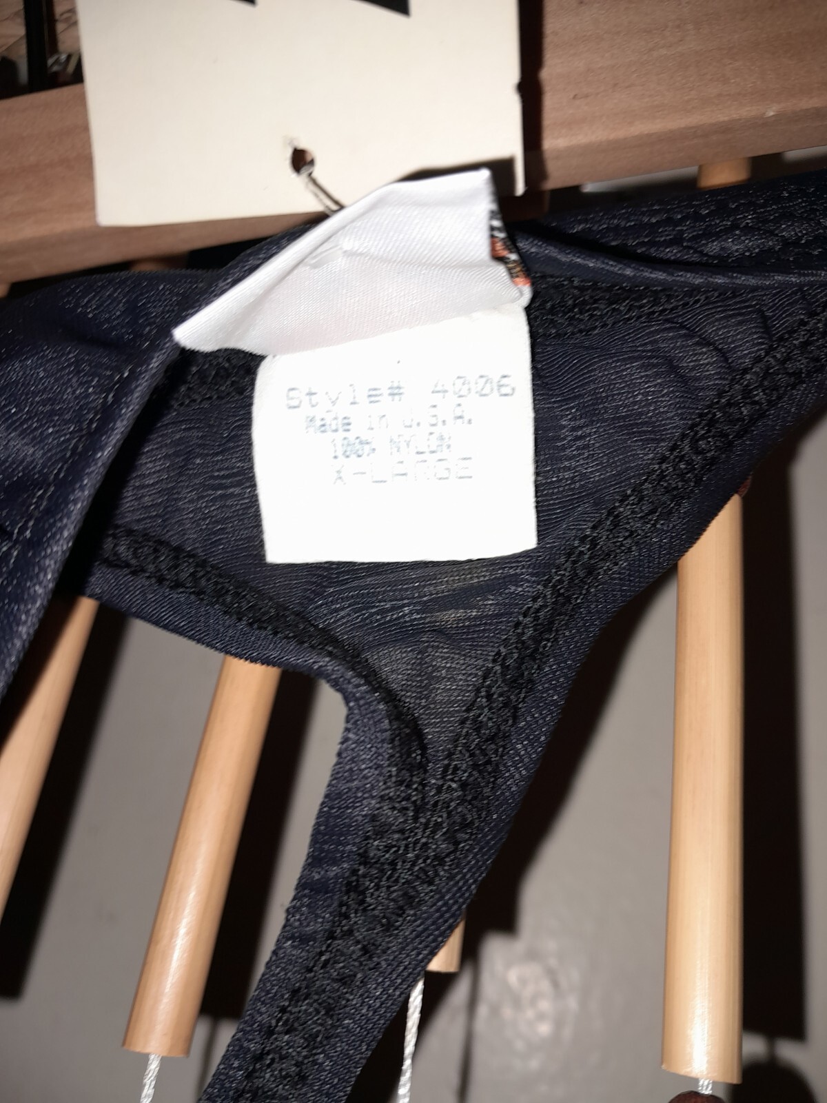 Vtg 80s 90s SUN BLOCKS nylon Mens G String Thong Bikini Underwear NOS ...