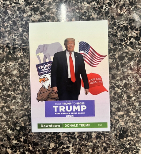 Downtown Custom 2024 Donald Trump Card DT-MAGA | eBay
