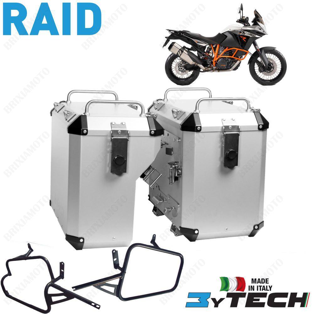 Suitcases Aluminum Silver Mytech 41+ 47 L & Frames For KTM 1290 Super ...
