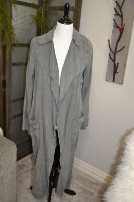 Bobeau Green Duster Coat | eBay