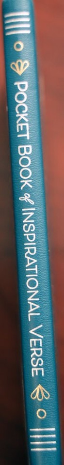 Pocket Book of Inspirational Verse 2018 Barnes & Noble Leather Fall ...