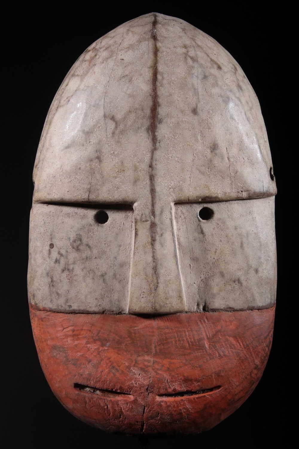 68# Antique Alaskan Native INUIT Mask - With CERTIFICATE, Ex Berger ...