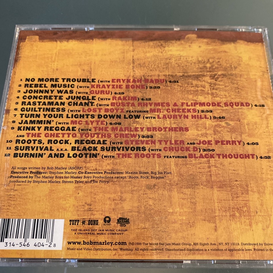 Bob Marley 6 LOT- Reggae Ruler Set, Legend, Chant Down, Birth Of Legend ...