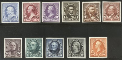 U.S. #219 : 229P3 India Proofs - 1890 Portrait Set | eBay