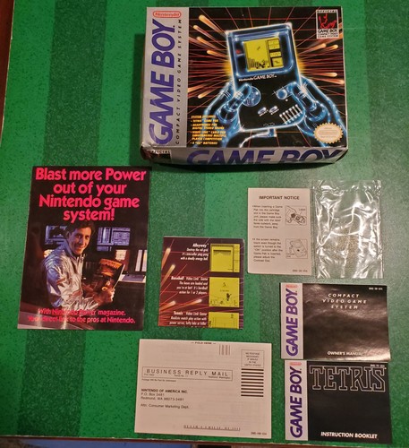 Nintendo Game Boy Original Box + Manuals/Inserts Only No Styrofoam | eBay