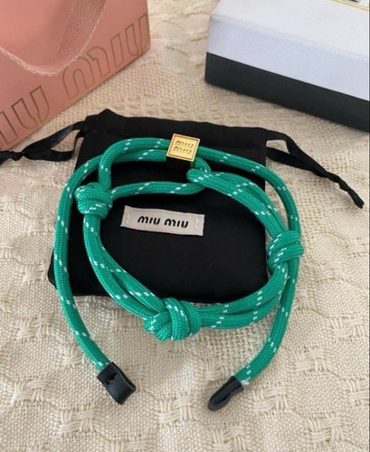 Miu Miu Cute green code Bracelet made in Italy | eBay