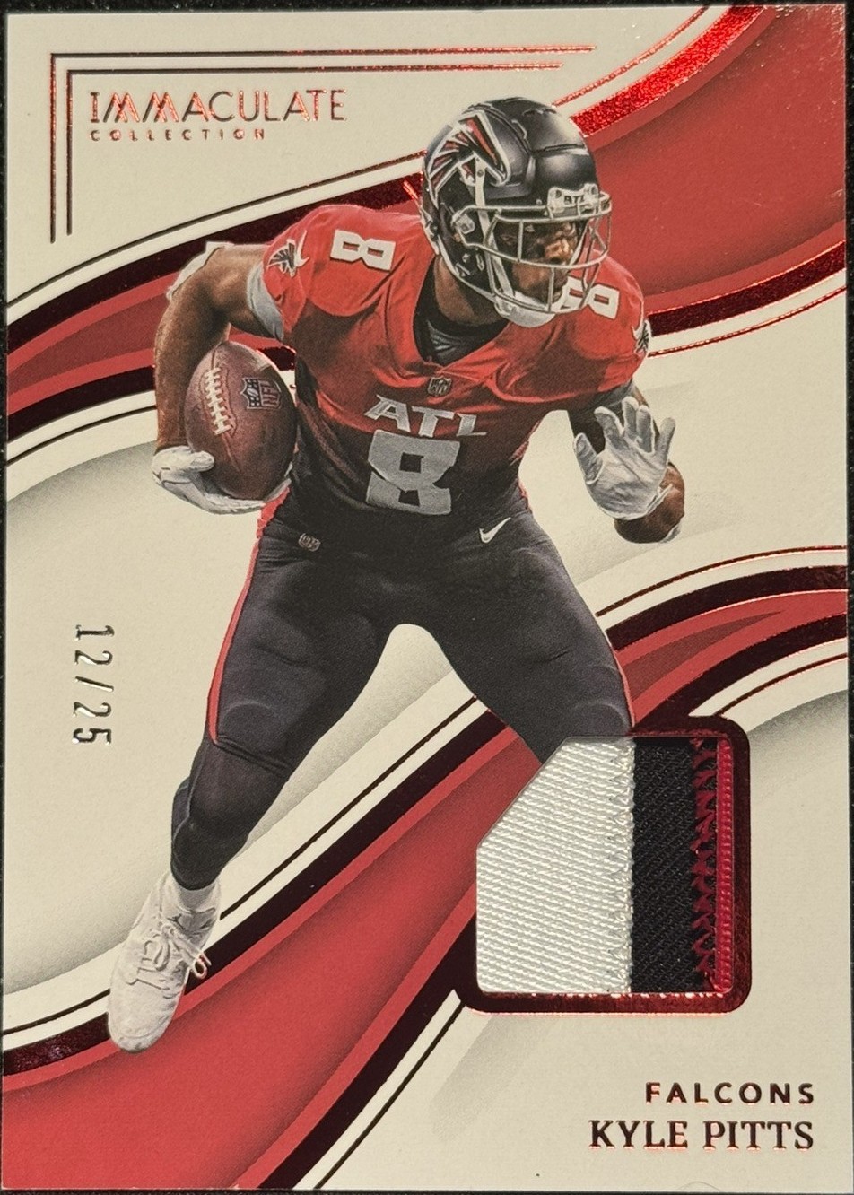 2023 Panini Immaculate Collection - Memorabilia Kyle Pitts #73 Red /25 ...