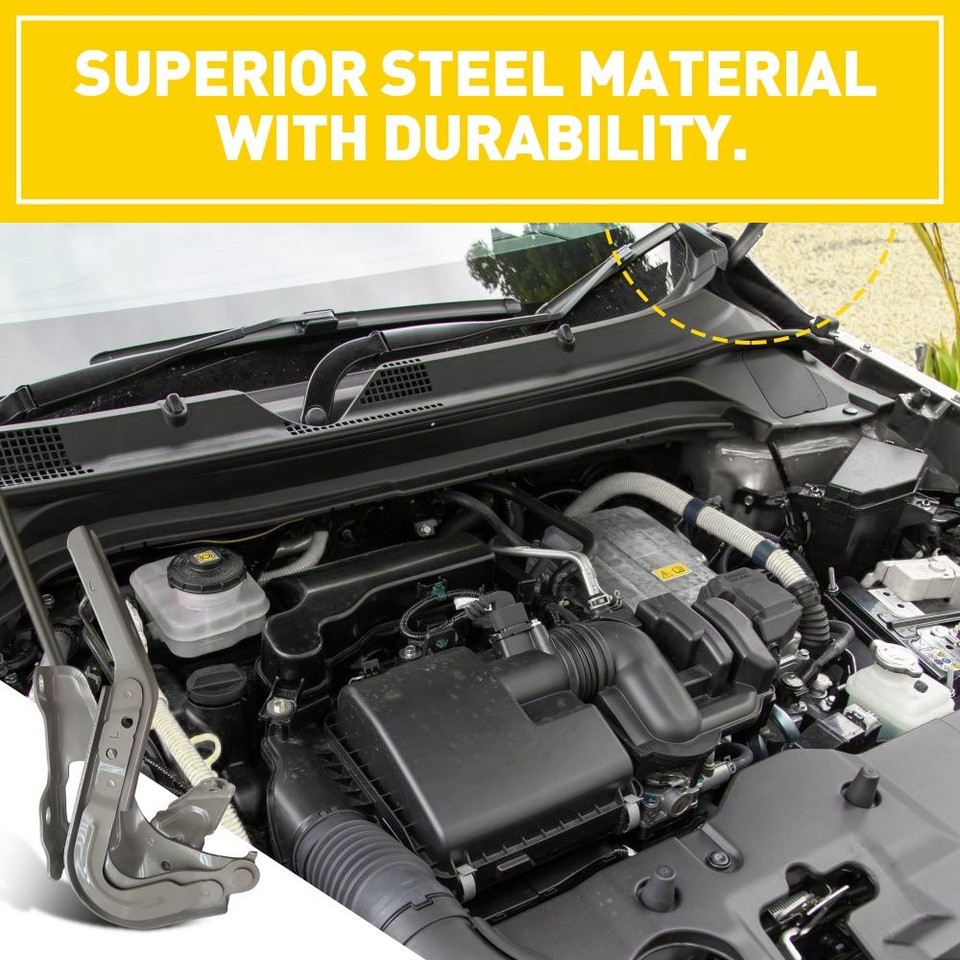 Front Left & Right Hood Hinge Set HO1236166 HO1236165 For 2023-2024 ...