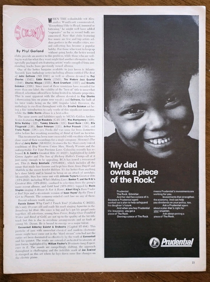 VINTAGE 1970's Print Ad B5C4 Prudential Insurance Aged Poor My Dad Owns ...