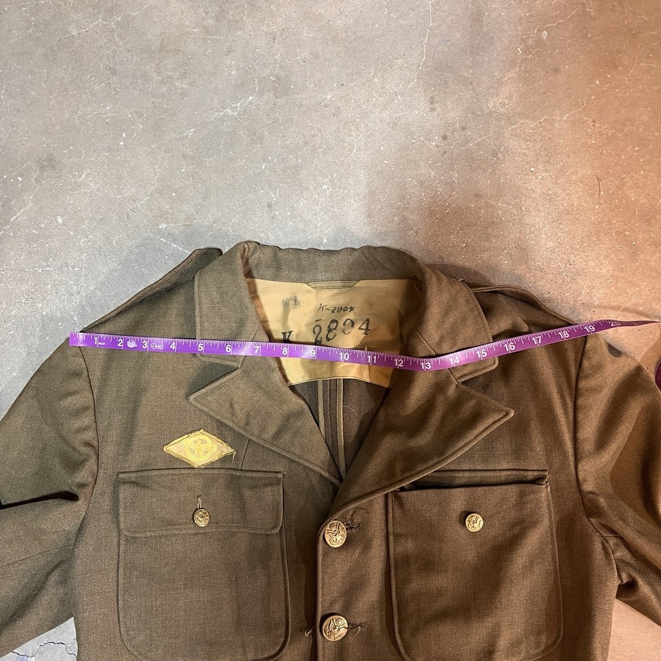 WW2 dated US Army Air Corps Air Force Enlisted Ranks Jacket Uniform ...