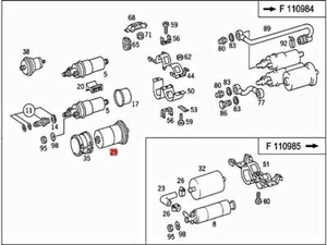Genuine MERCEDES A124 C107 C124 C126 R107 R129 S124 Fuel filter ...