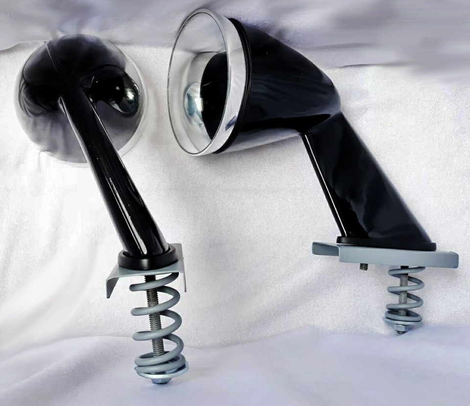 BULLET FENDER MIRROR BLACK PAIR CUSTOM FOR TOYOTA CORONA MARK II RT55 ...