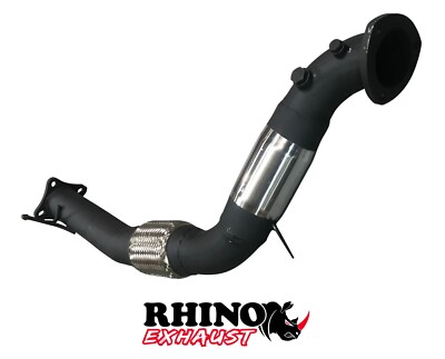 3" Downpipe Exhaust Dump Pipe with Cat Converter For Ford Ranger 3.2L ...