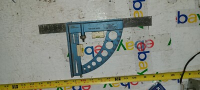 Carpenter square with protractor stanley no 125 1960's | eBay