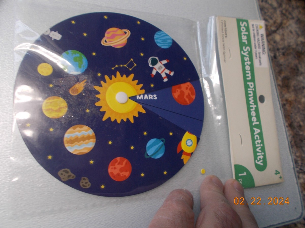 Solar System Spinning Wheel