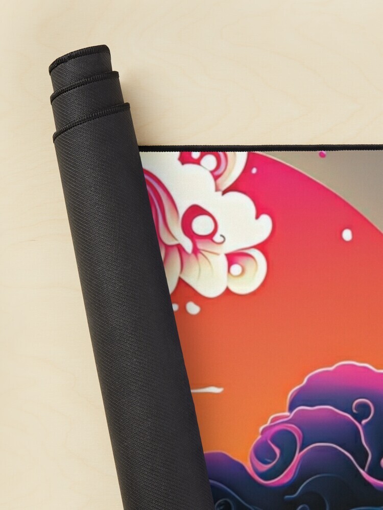 🌊Great Wave Hokusai Abstract - Desk Mat, 80x40cm / 31.5in x 15.5in ...