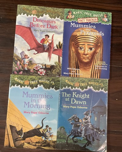 Magic Tree House Lot Of 5 Mummies Knights Dinosaurs Mary Pope ...