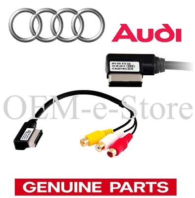 Audi RCA Adapter Audio Video Cable For Cinch Connector *See Chart for ...