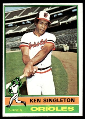 1976 Topps Baseball Card Ken Singleton Baltimore Orioles #175 EX-MT+ | eBay