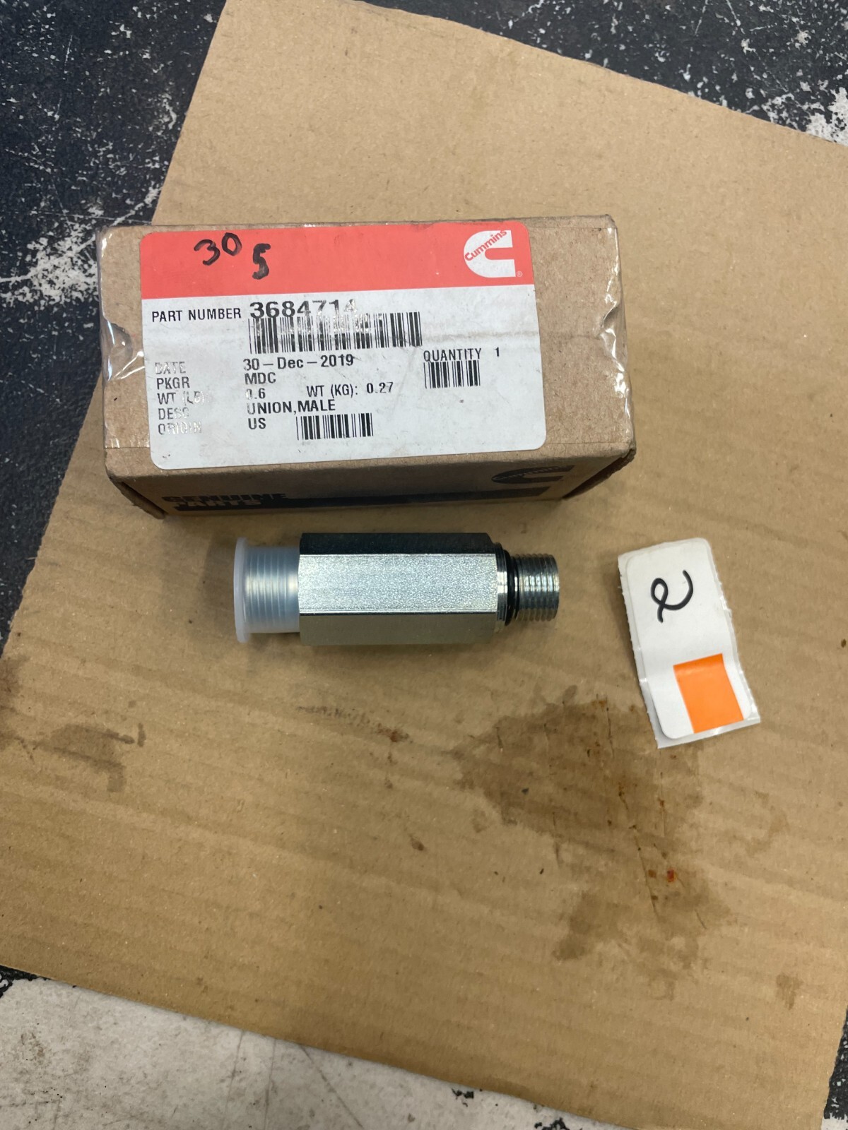 UNION MALE CUMMINS 3684714 | eBay