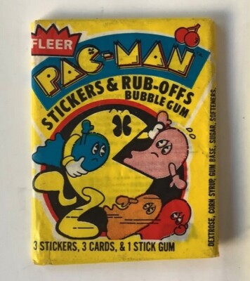 FLEER PAC-MAN CARDS + STICKERS & RUB-OFFS + GUM PACK 1980 SEALED | eBay
