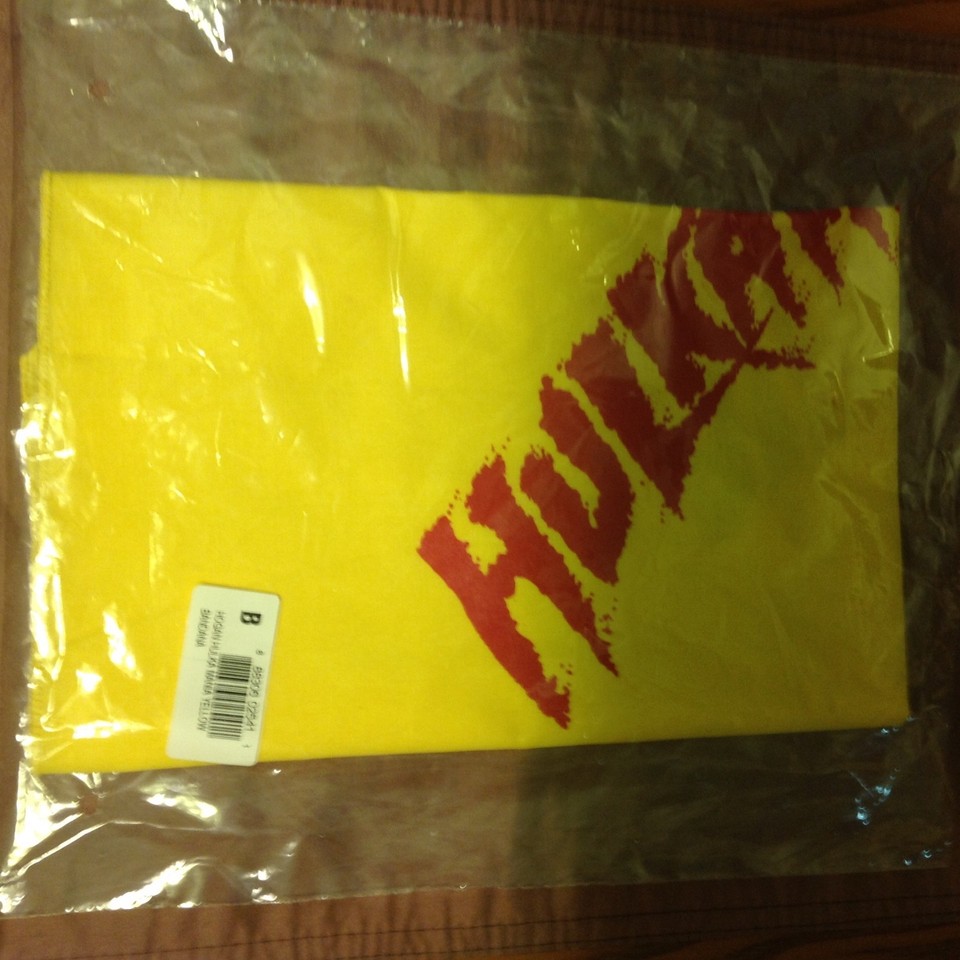 WWE HULK HOGAN Costume YELLOW Bandana NEW Wrestling HULKAMANIA | eBay