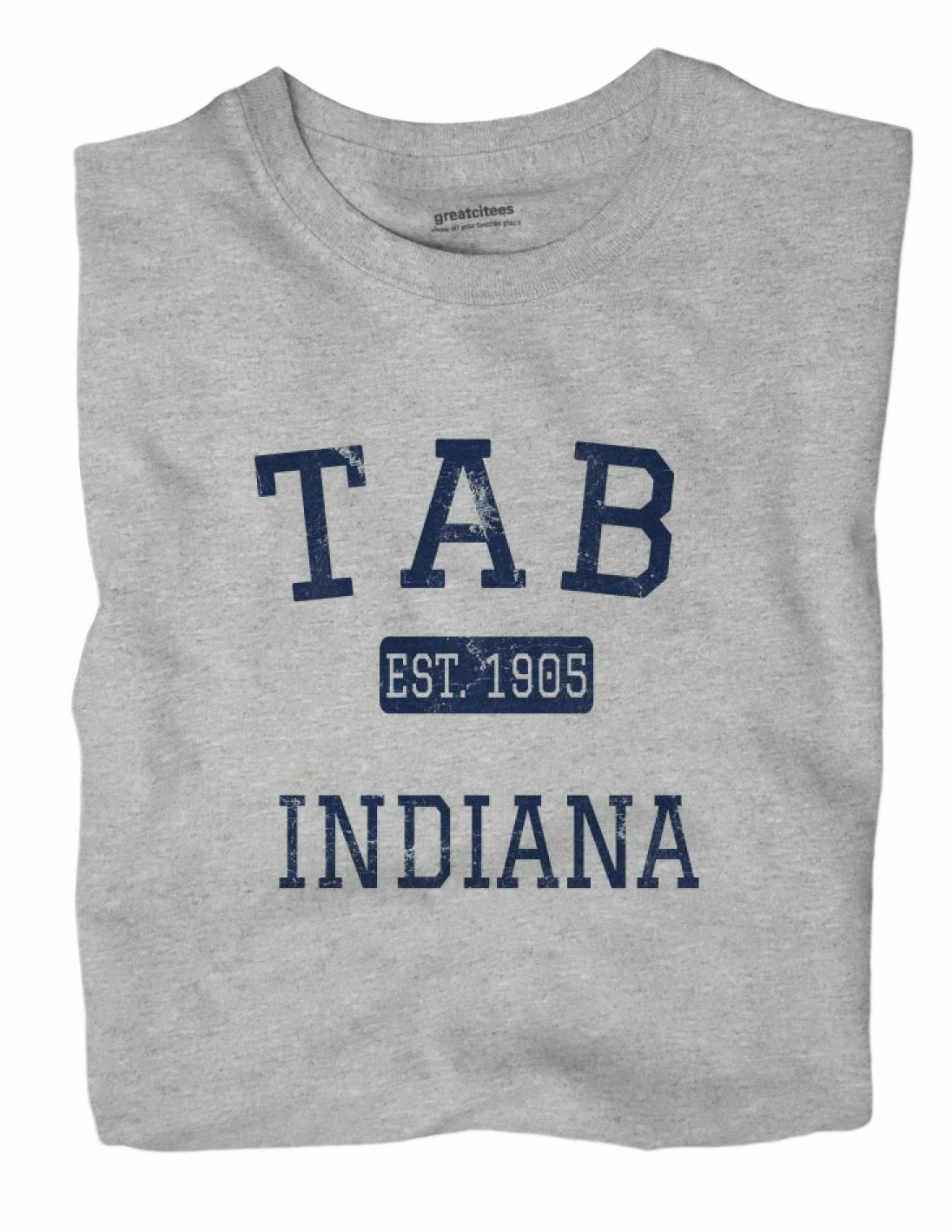 Tab Indiana IN T-Shirt EST | eBay