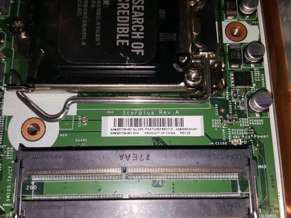 HP EliteDesk 800 G3 Mini DISPLAYPORT 65W MotherBoard 906309-001 USA ...