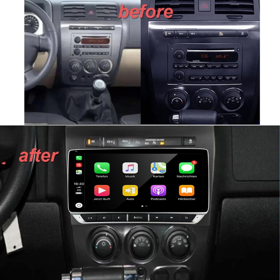For 2005-10 Hummer H3 Radio Apple CarPlay Android 13 Car Stereo GPS ...