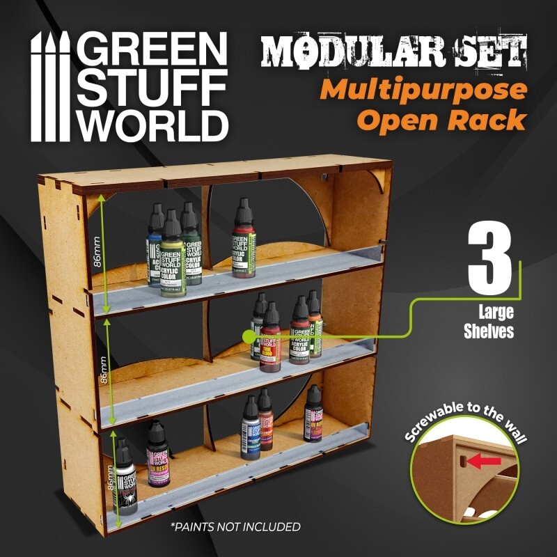 Multipurpose Open Rack - modelling, Hobby, organizer, paint | eBay