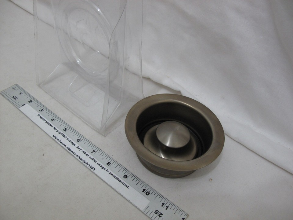 NEW Glacier Bay Garbage Disposal Rim/Stopper BRUSHED NICKEL 7041-101BN ...