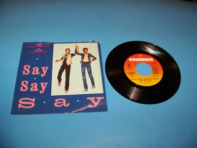 Paul McCartney & Michael Jackson 45 RPM Record & Picture Sleeve 1983 | eBay