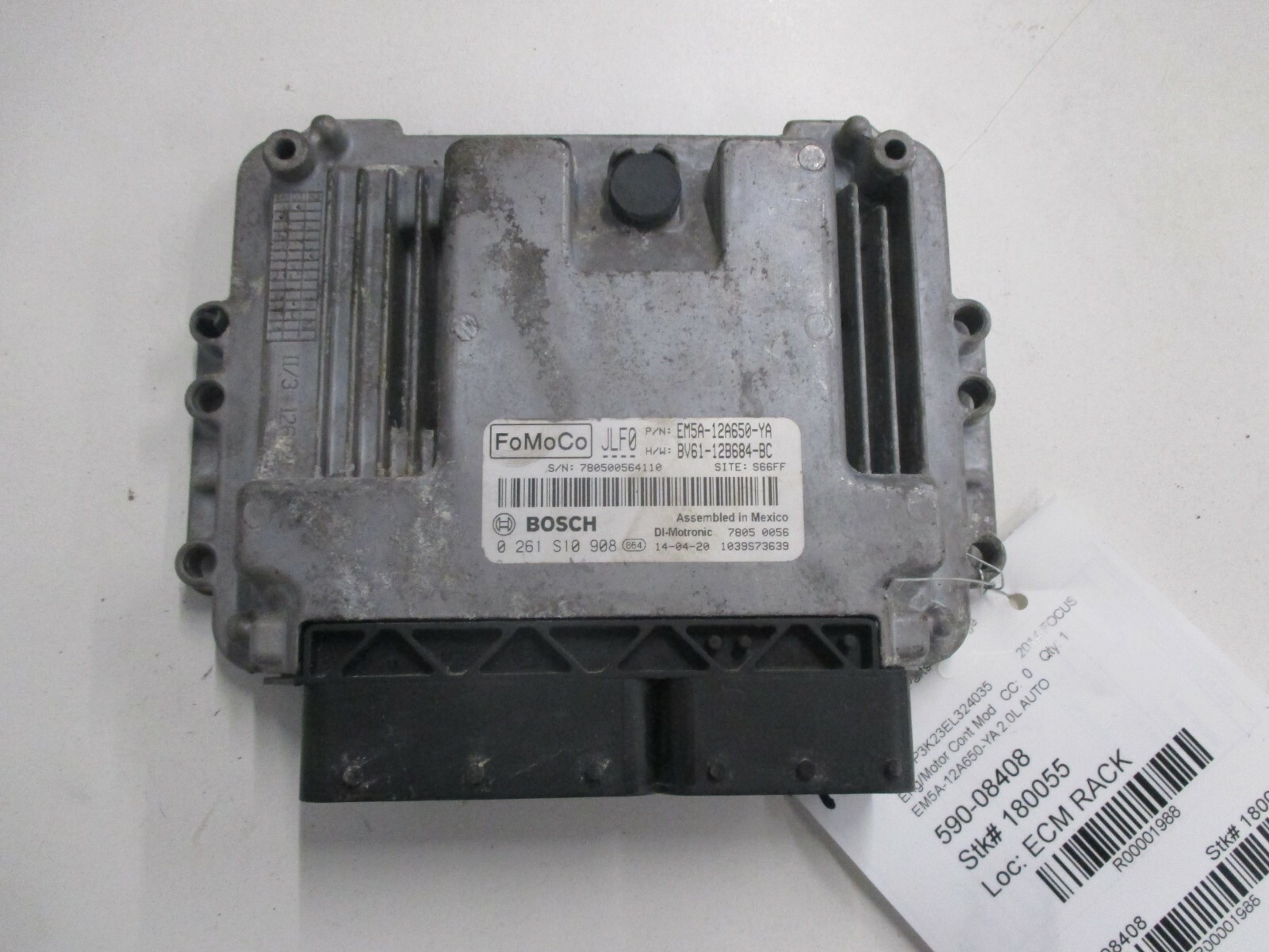 2014 Ford Focus ECM, PCM, ECU 2.0 Automatic #EM5A-12A650-YA | eBay