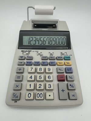 Sharp EL-1750V Printing Calculator, READ | eBay
