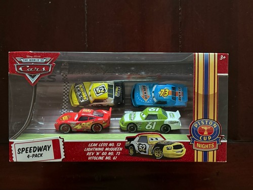Disney Pixar The World of Cars Multi-Packs Speedway 4-Pack Diecast Car ...