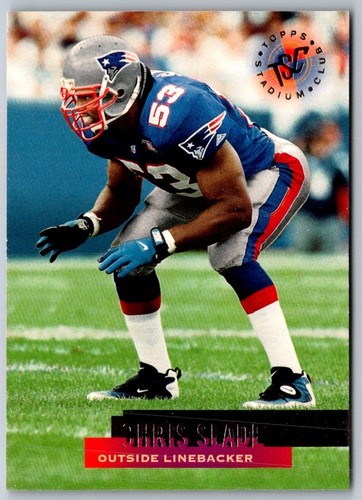 1995 Stadium Club Chris Slade #102 New England Patriots Football Card ...